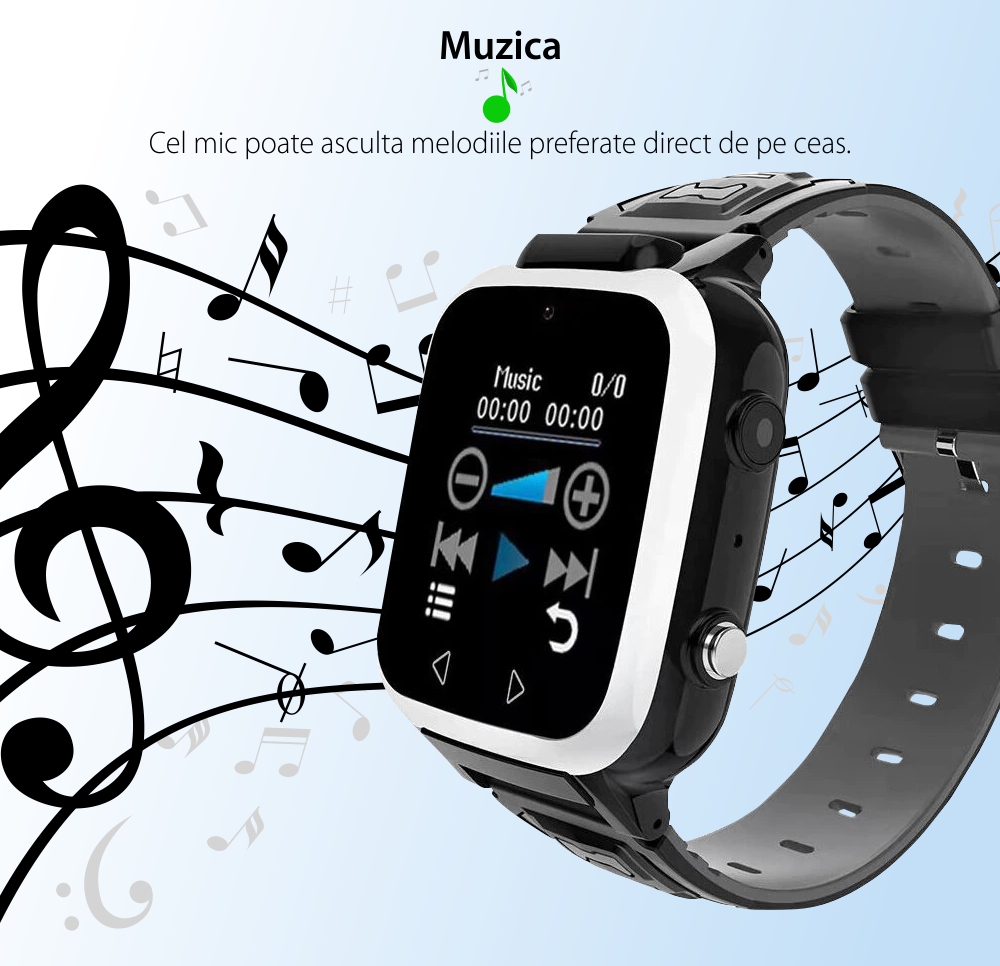 Ceas Smartwatch Pentru Copii XK Fitness Y8 cu Jocuri, Lanterna, Camera ...